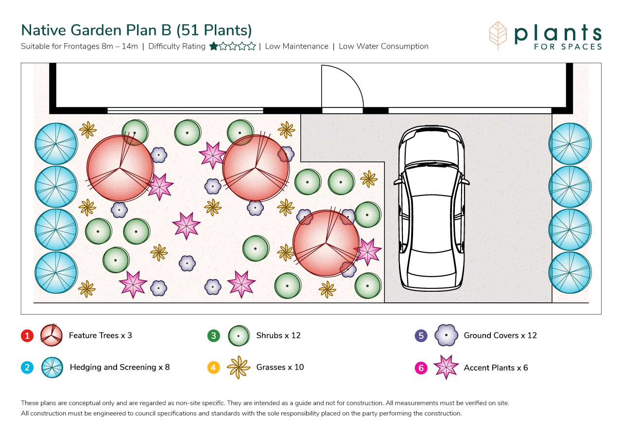 Free Garden Plans - Plants for Spaces