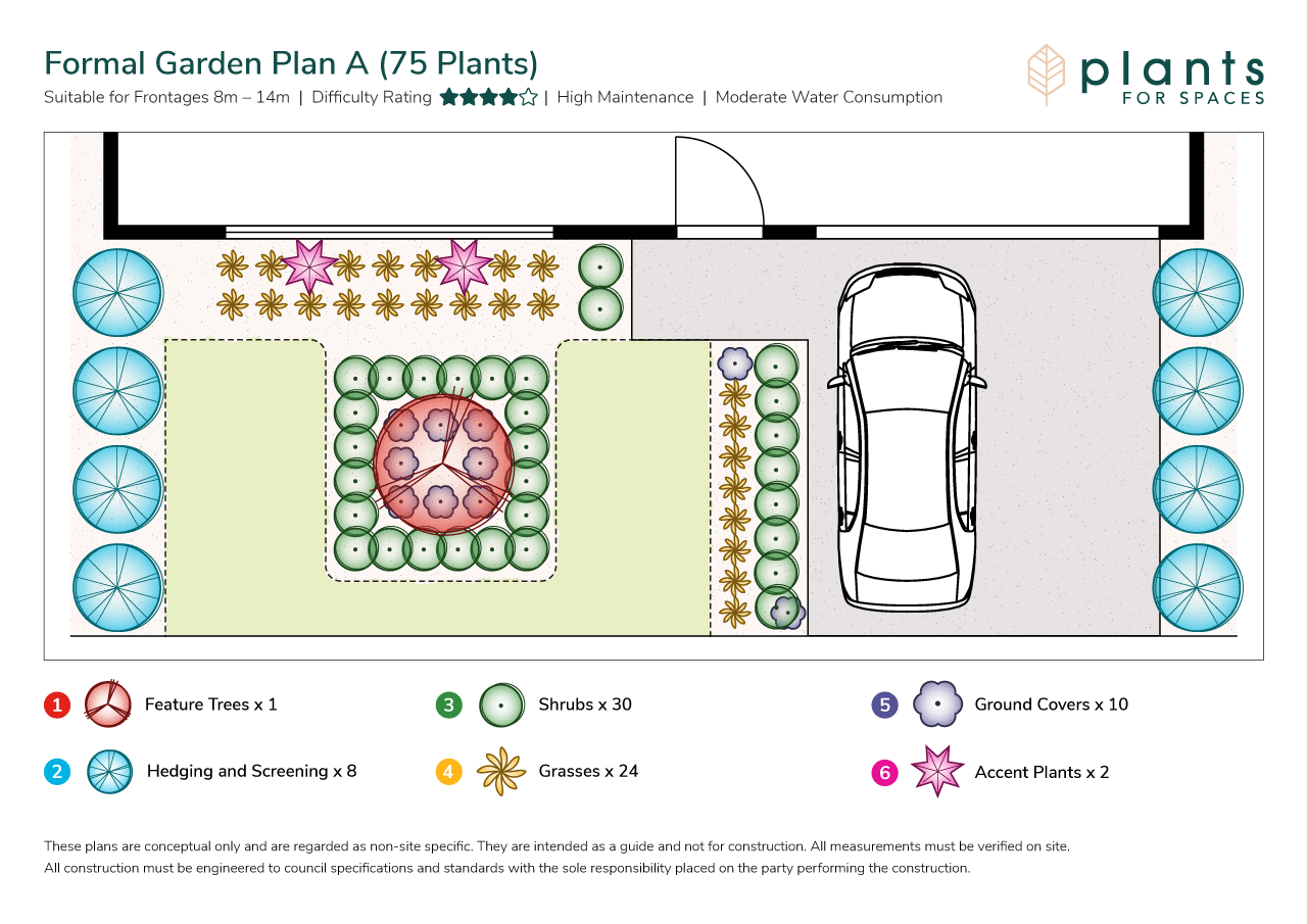 Free Garden Plans - Plants for Spaces