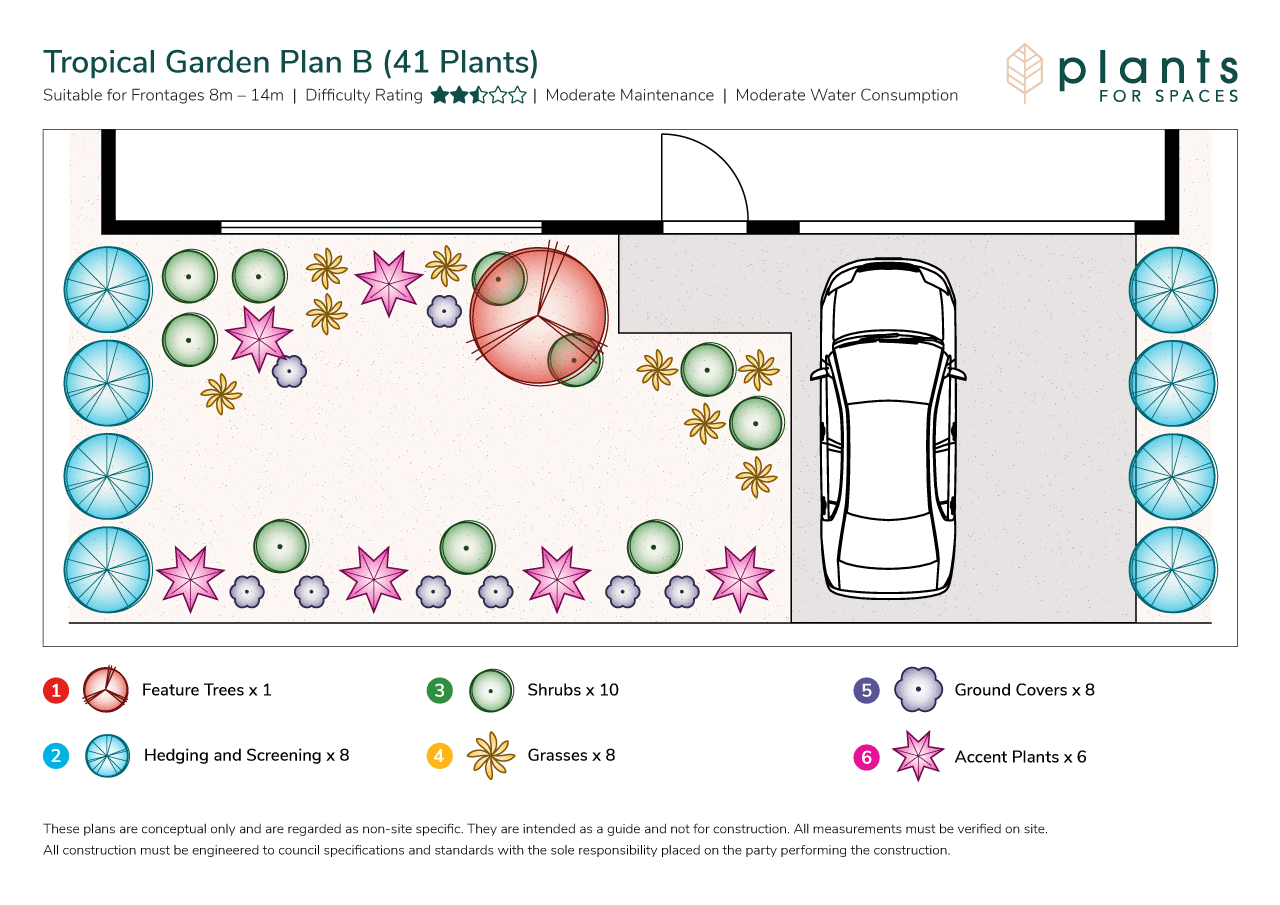 Free Garden Plans - Plants for Spaces